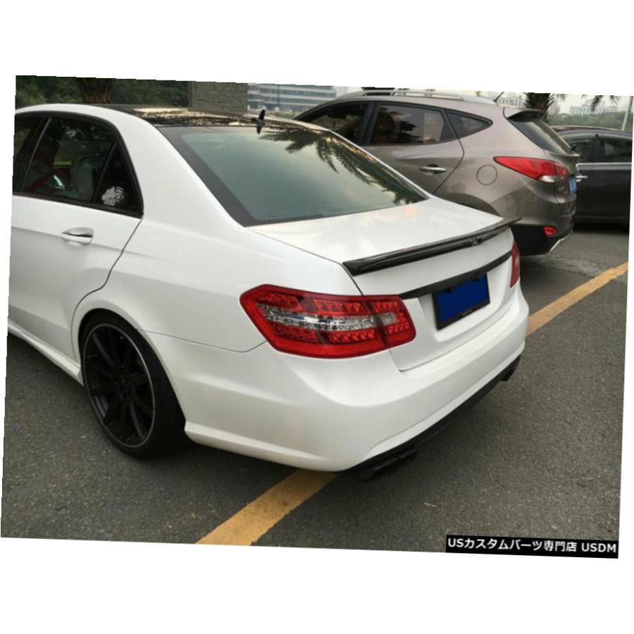 エアロパーツ ベンツEクラスW212 E350 E500 E63 10-15炭素繊維用リアトランクスポイラーウイング Rear Trunk Spoiler Wing for Benz E ...