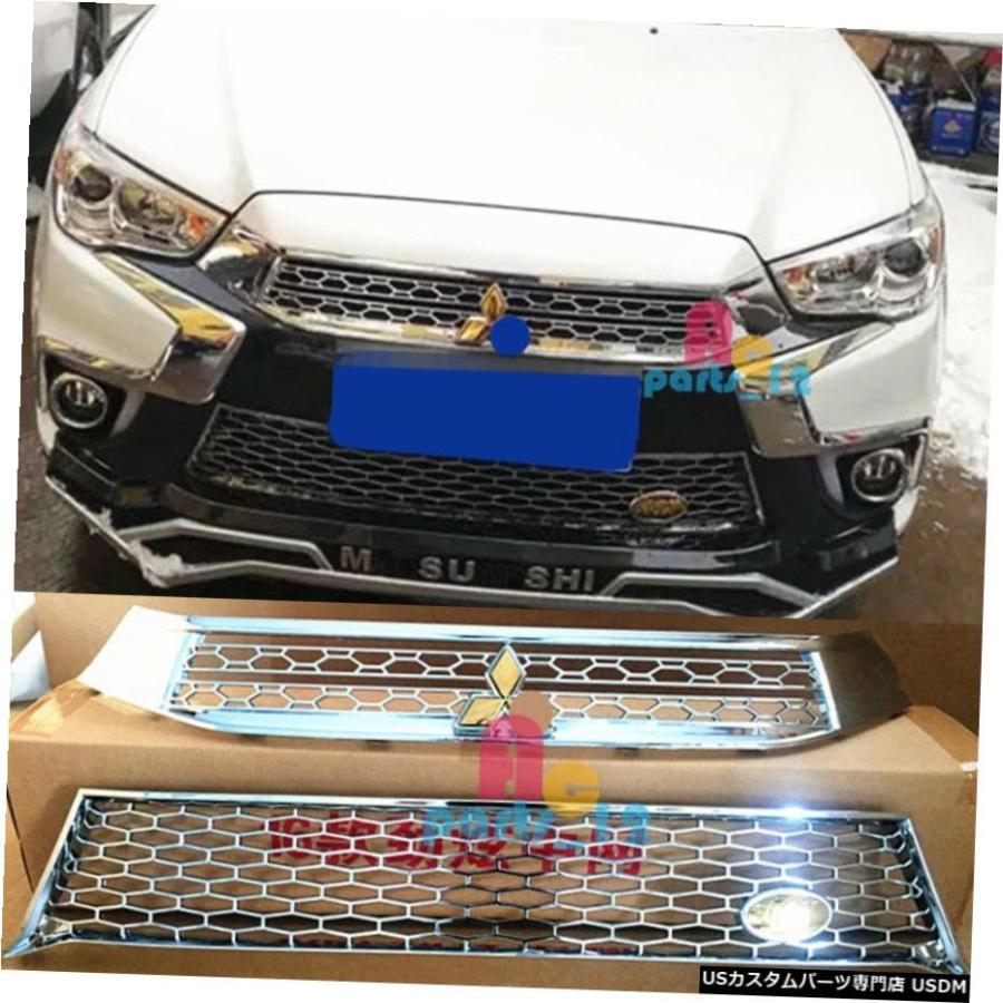 エアロパーツ フロントアッパー＆＃038;下部グリル修理のために三菱アウトランダースポーツASX RVR 2016-2019 Front ...