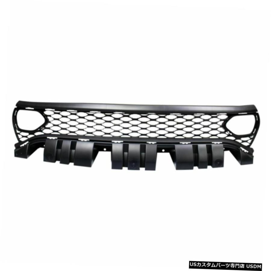 グリル ダッジチャージャーSRTヘルキャットスカトロパック用モパー68417502AA上部グリル Mopar 68417502AA Upper ...