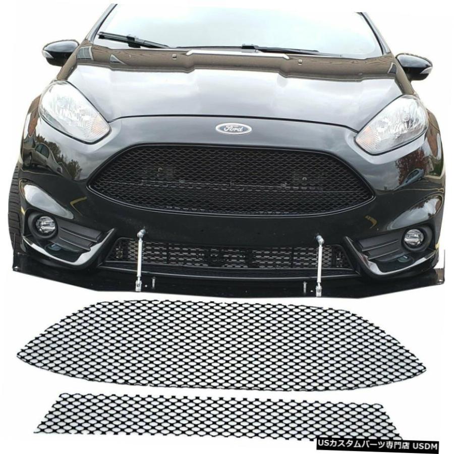グリル A 2014-2019 FORD FIESTA ST GRILLE FOR CCG GLOSS BLACK GRILL MESHは ...