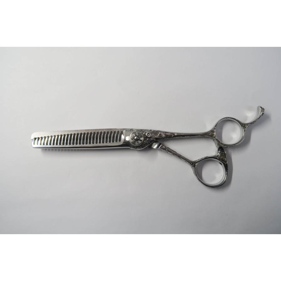 Cランク ナルトシザー naruto scissors 二梳きヘネシーブーメランS27唐草セニング 美容師・理容師 5.8インチ 右利き 中古 ...