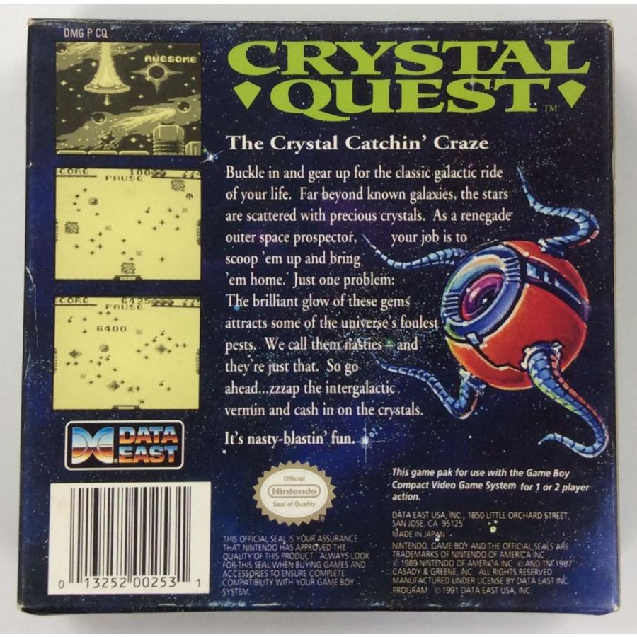 【中古】GB Crystal Quest 北米版＊ゲームボーイソフト(箱説付) : ユーズドゲームズ - 通販 - Yahoo!ショッピング