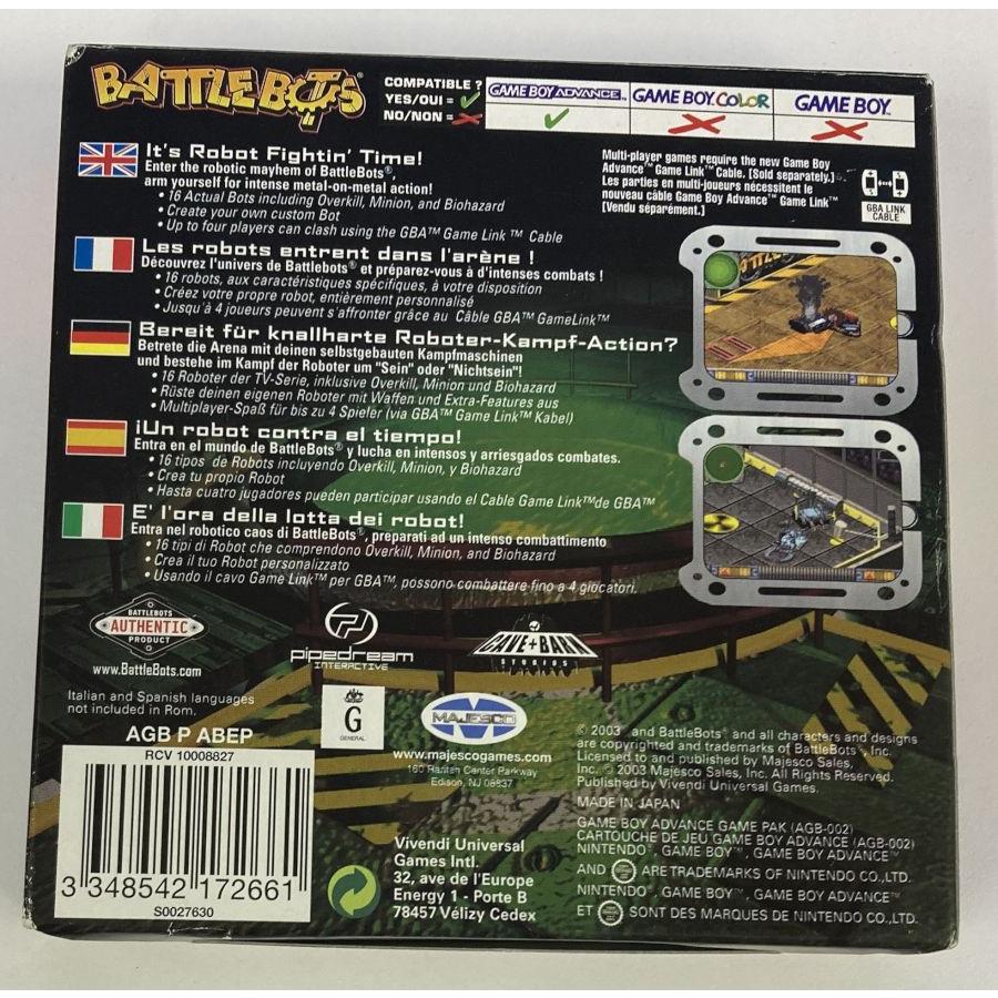 【中古】GBA BattleBots: Beyond the BattleBox＊ゲームボーイアドバンスソフト(箱説付) : ユーズドゲームズ ...