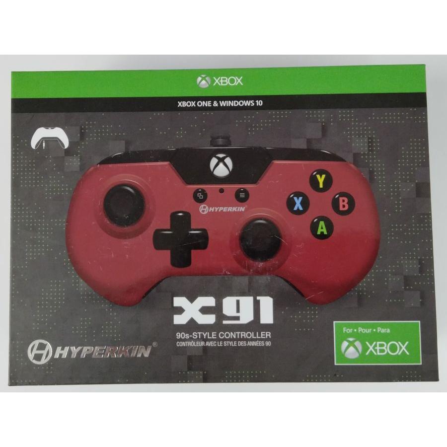 【中古】XONE Hyperkin X91 Wired Controller for Xbox One/ Windows PC (Red ...