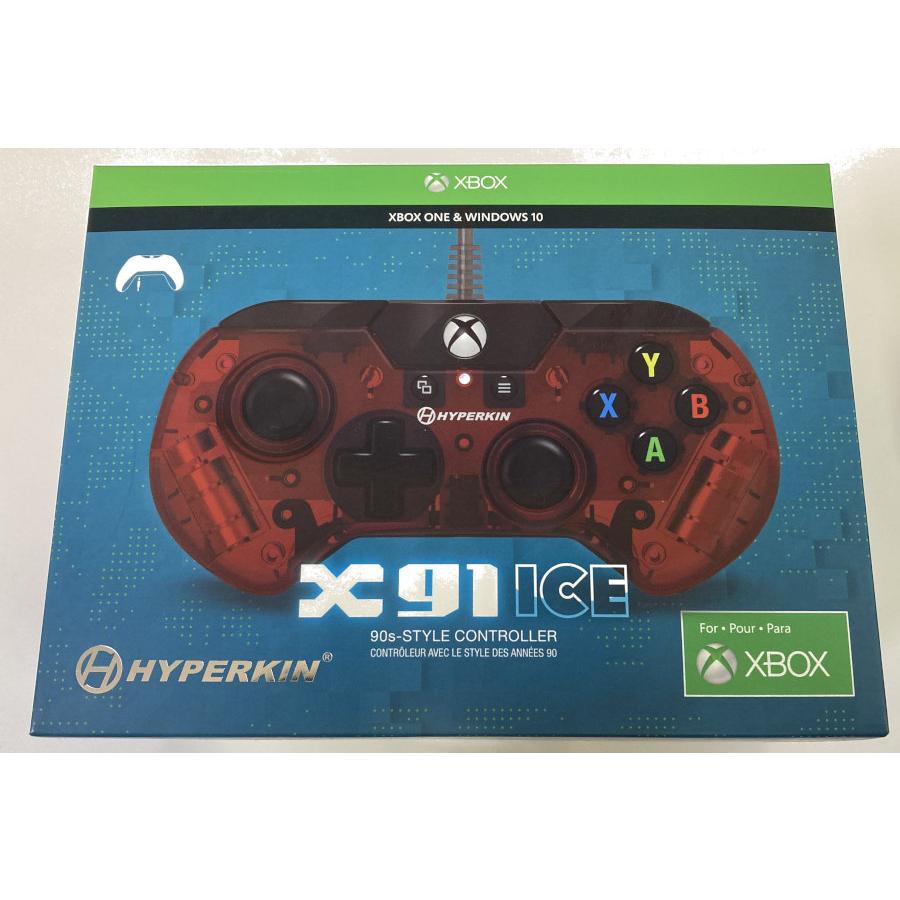 XONE Hyperkin X91 Ice Wired Controller for Xbox One / Windows PC (Ruby Red)＊Xbox Oneコントローラー(未開封品 ...