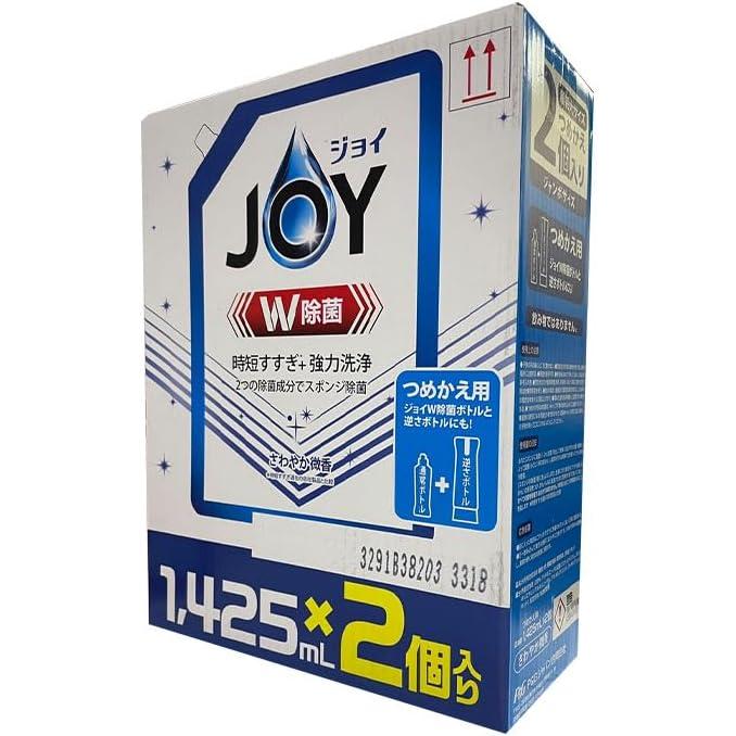ジョイ W除菌 食器用洗剤 さわやか微香 詰め替え 1425ml×2個入 : ユースフルライフストア - 通販 - Yahoo!ショッピング