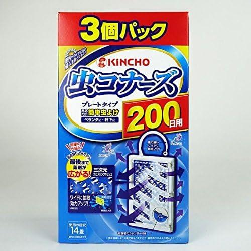 金鳥 虫コナーズ プレートタイプ 200日用×3個パック KINCHO : ユースフルライフストア - 通販 - Yahoo!ショッピング