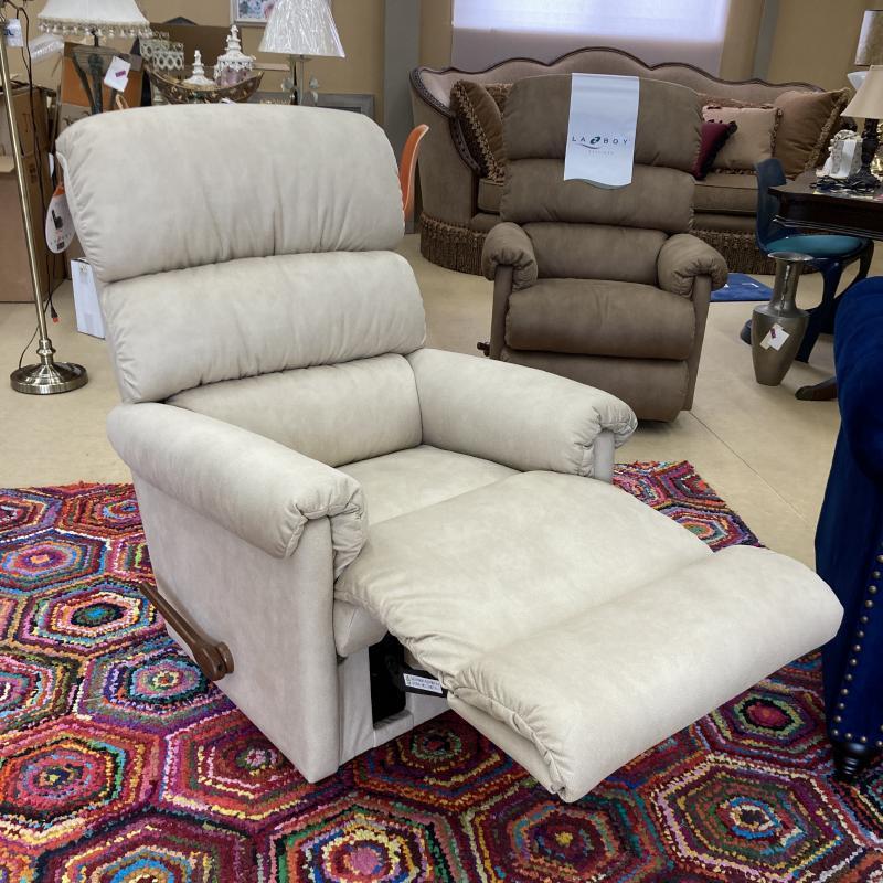 レイジーボーイ リクライニングチェア アイボリー ホワイト 1人 オットマン付き 高級 輸入 ロッキング RIALTO 505 Sultry ...