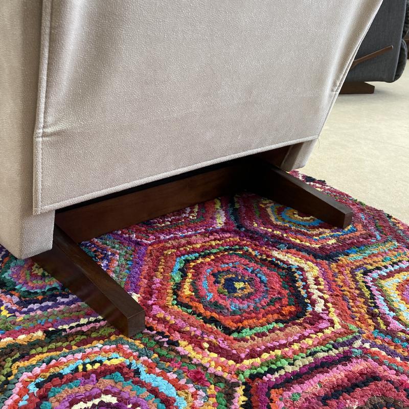 レイジーボーイ リクライニングチェア アイボリー ホワイト 1人 オットマン付き 高級 輸入 ロッキング RIALTO 505 Sultry ...