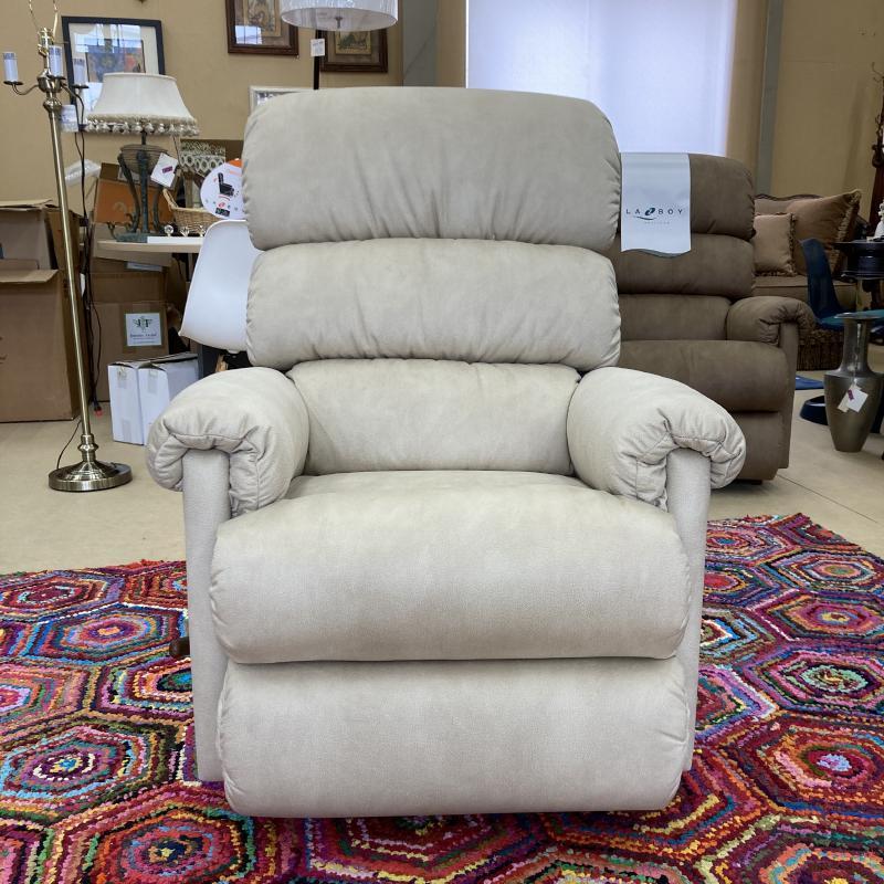 レイジーボーイ リクライニングチェア アイボリー ホワイト 1人 オットマン付き 高級 輸入 ロッキング RIALTO 505 Sultry ...
