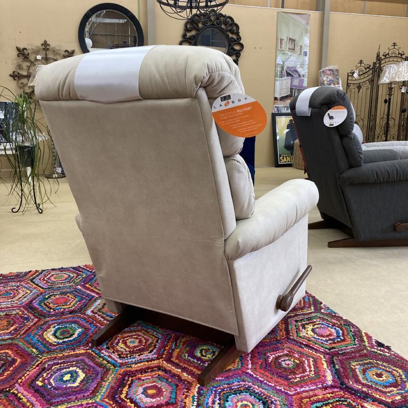 レイジーボーイ リクライニングチェア アイボリー ホワイト 1人 オットマン付き 高級 輸入 ロッキング RIALTO 505 Sultry ...