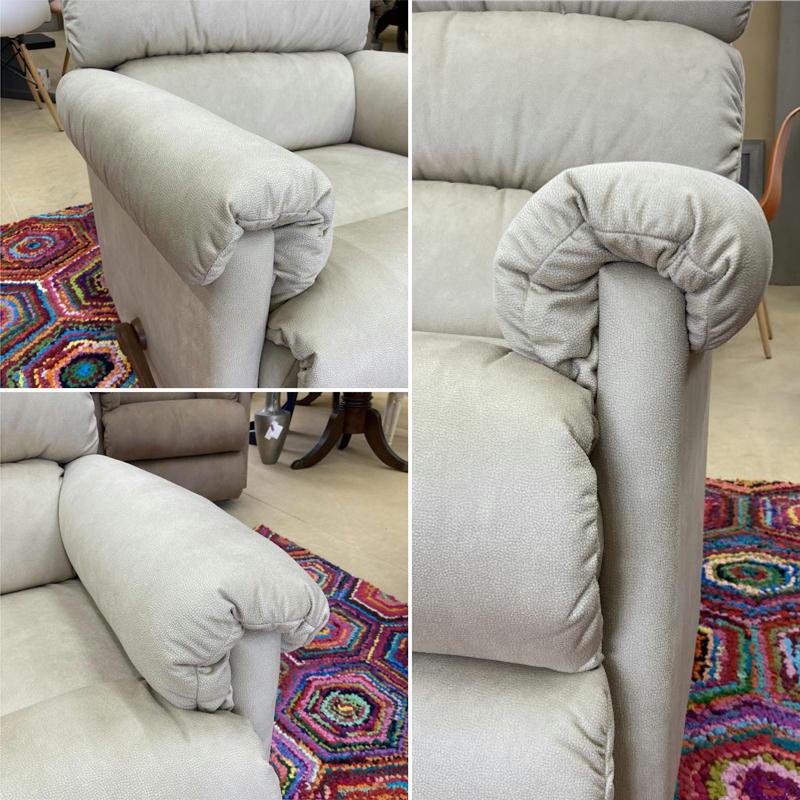 レイジーボーイ リクライニングチェア アイボリー ホワイト 1人 オットマン付き 高級 輸入 ロッキング RIALTO 505 Sultry ...