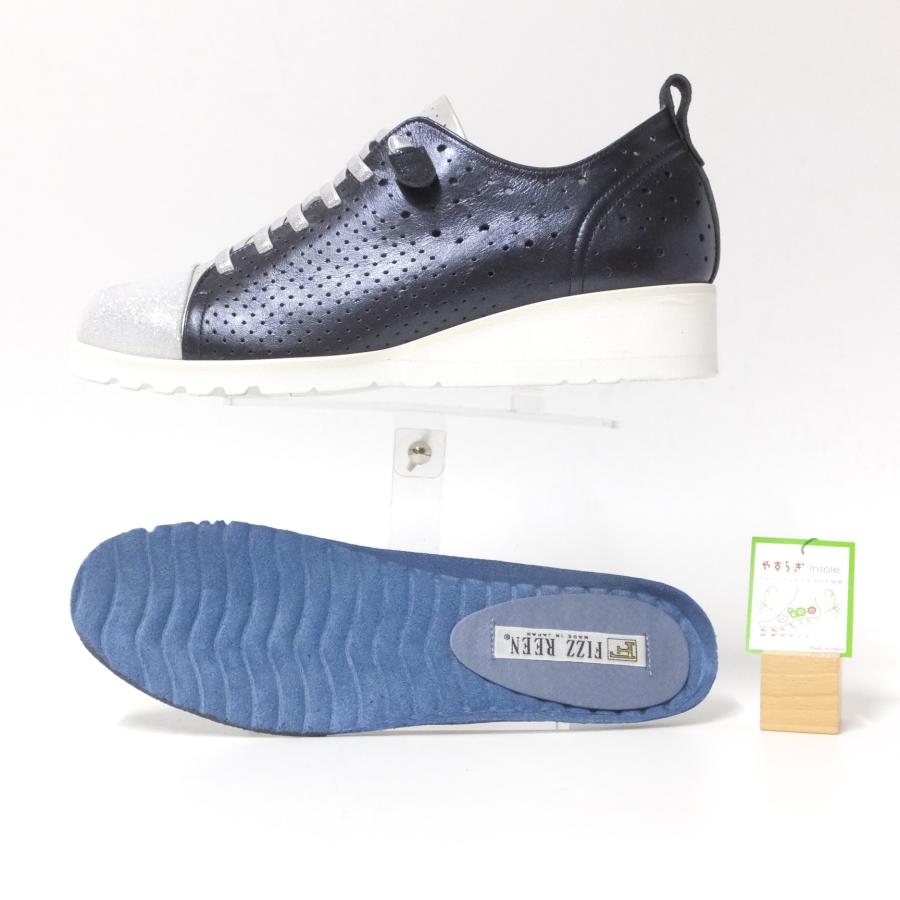 FIZZ REEN スニーカー レディース 厚底フィズリーン 靴 2410 スリッポン ゴム紐 幅広 4E おしゃれなスニーカー 履きやすいスニーカー : 厳選 履きやすい靴専門店ウシジマ ...