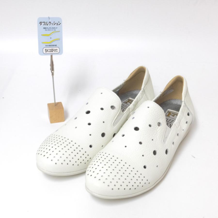 FIZZ REEN（フィズリーン） 靴 靴 靴 2911 シロ ホワイト スリッポン サイドゴア フラットシューズ スニーカー 履きやすい靴 レディース 疲れにくい靴 : 厳選 履きやすい靴 ...