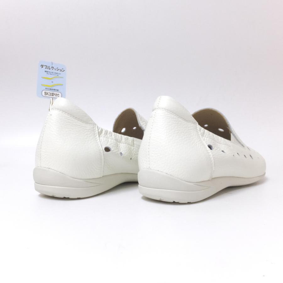 FIZZ REEN（フィズリーン） 靴 靴 靴 2911 シロ ホワイト スリッポン サイドゴア フラットシューズ スニーカー 履きやすい靴 レディース 疲れにくい靴 : 厳選 履きやすい靴 ...