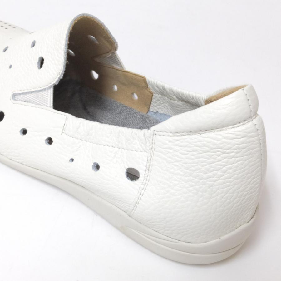 FIZZ REEN（フィズリーン） 靴 靴 靴 2911 シロ ホワイト スリッポン サイドゴア フラットシューズ スニーカー 履きやすい靴 レディース 疲れにくい靴 : 厳選 履きやすい靴 ...