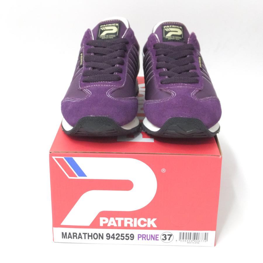 PATRICK patrick スニーカー マラソン 942559 MARATHON PRUNE プルーン パープル オシャレなスニーカー 歩きやすいスニーカー 履きやすいスニーカー 旅行靴 ...