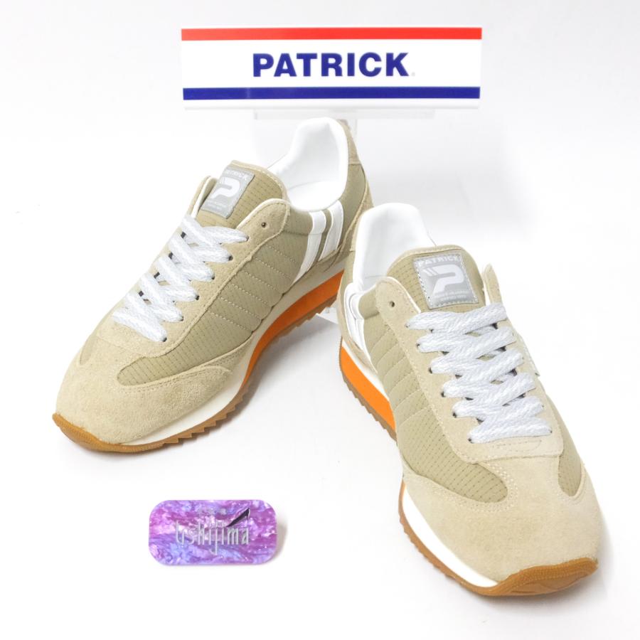 PATRICK patrick スニーカー レディース パトリック マラソン チェック MARATHON CHECK 507183 BG ベージュ 大人のスニーカー 歩きやすい 履きやすい ...