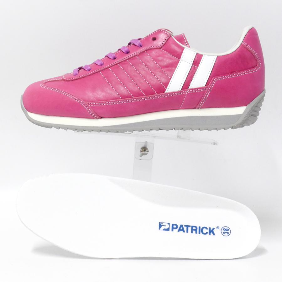 patrick スニーカー マラソン モストロ 506117 MARATHON MS 506117 PNK ピンク 本革 レザー オシャレなスニーカー 歩きやすいスニーカー 履きやすい ...