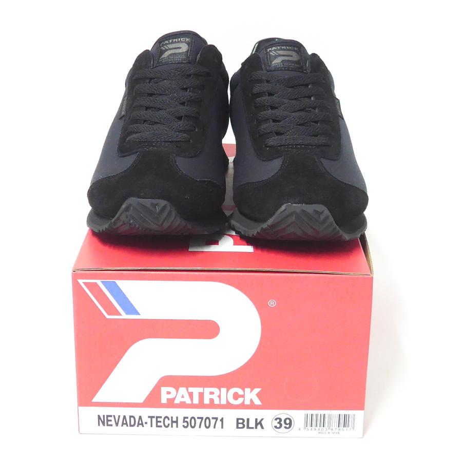 PATRICK patrick スニーカー ネバダ 507071 パトリック NEVADA TECH BLK ブラック クロ おしゃれなスニーカー 歩きやすいスニーカー 大人のスニーカー ...
