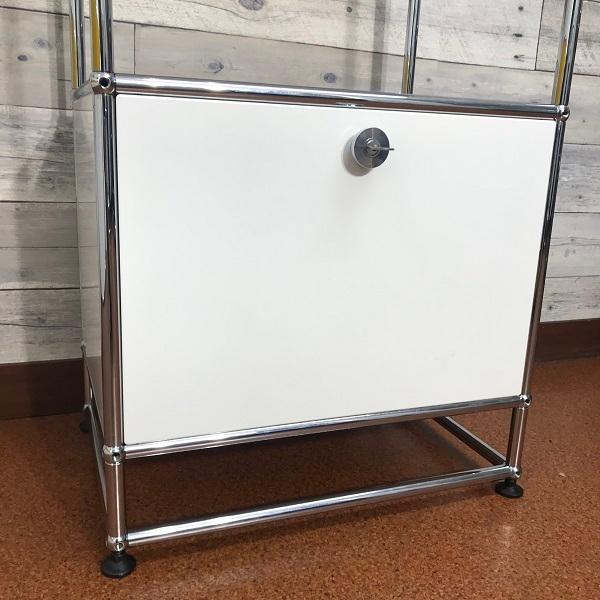 サイドテーブル USM ハラー キャスター ラック 白パネル CUBE - nimfomane.com