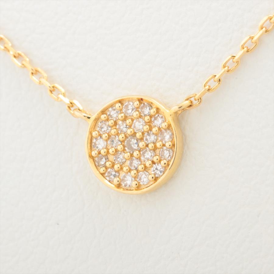 アガット ダイヤ ネックレス K18(YG) 1.1g 0.04 : a2583742 : ALLU Yahoo!ショップ - 通販 - Yahoo!ショッピング