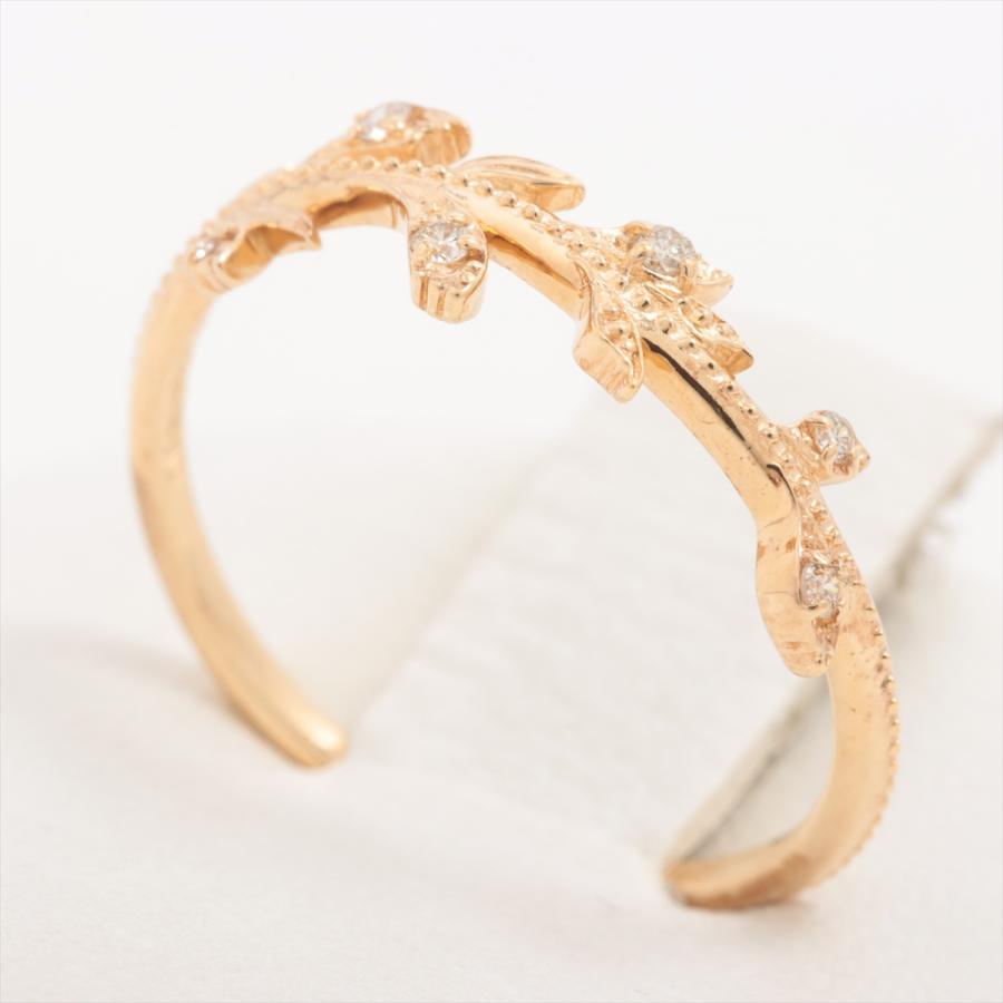 アガット ダイヤ リング K10(PG) 1.0g 0.04 : a3085195 : ALLU Yahoo!ショップ - 通販 - Yahoo!ショッピング