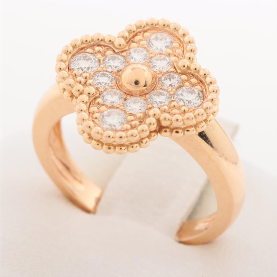 ヴァンクリーフ&アーペル ヴィンテージアルハンブラ ダイヤ リング 750(PG) 6.1g 52 : a3158140 : ALLU Yahoo!ショップ - 通販 - Yahoo!ショッピング