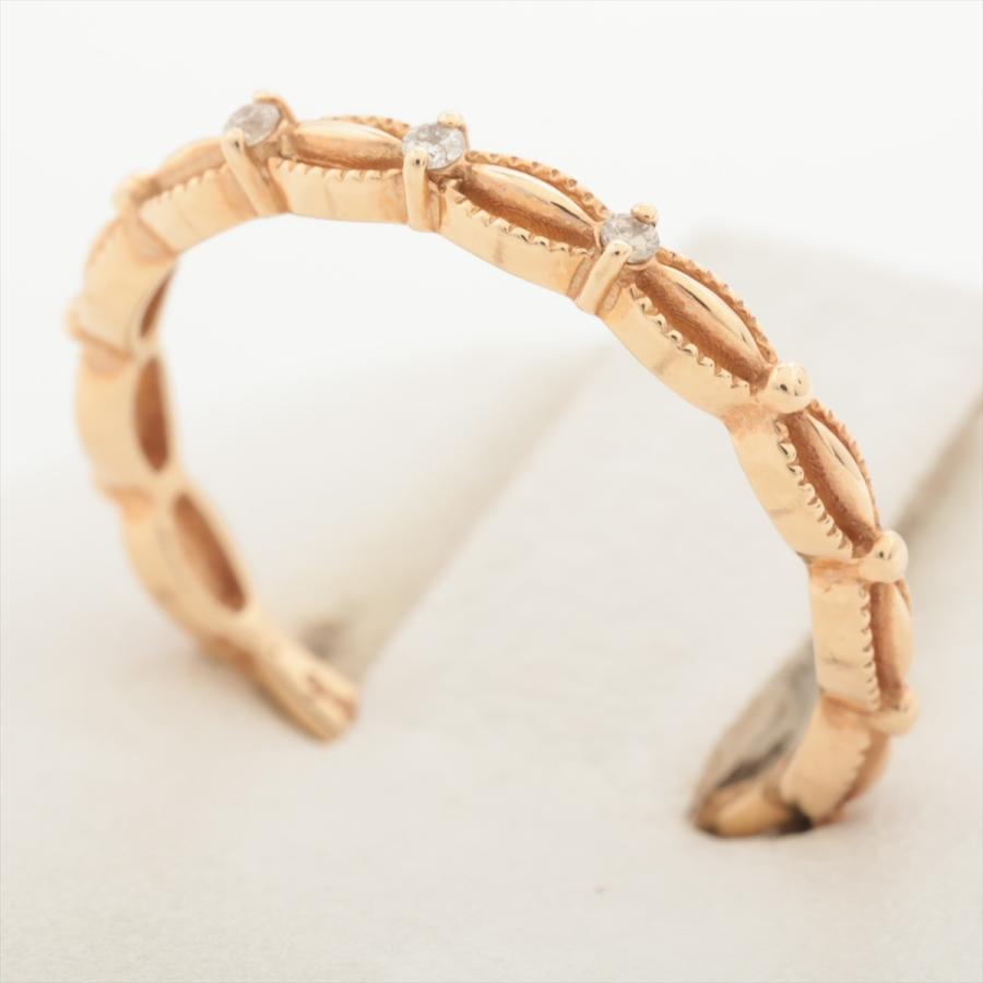 アガット ダイヤ リング K10(PG) 1.0g 0.02 : oz028466 : ALLU Yahoo!ショップ - 通販 - Yahoo!ショッピング