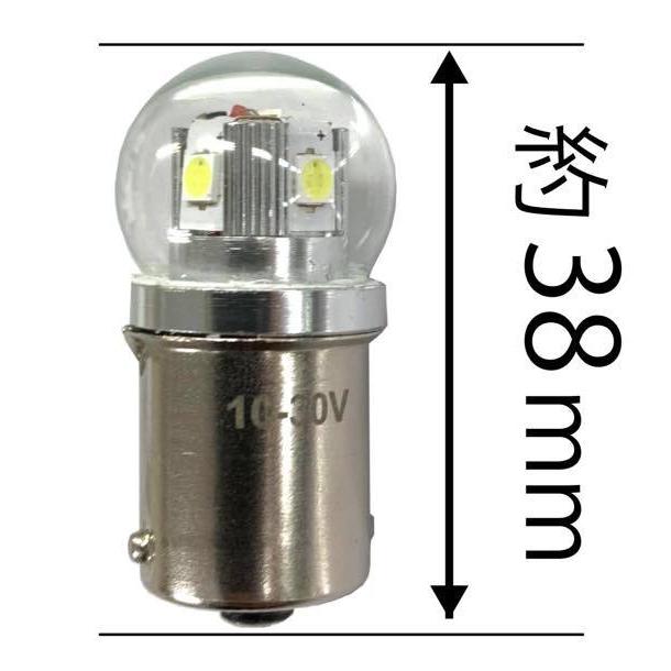 LED6 ルミナスショートバルブ（Luminous short Bulb） 【無極性】 12V/24V共用 ホワイト : トラックアート歌麿Yahoo!店 - 通販 - Yahoo!ショッピング