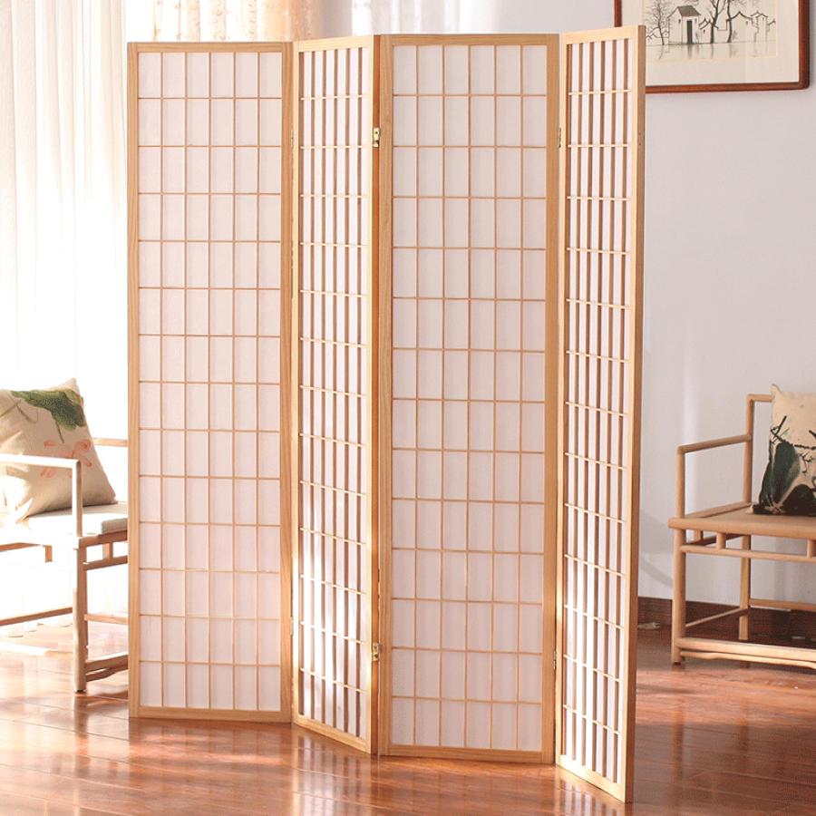Fuyutu パーテーション 4連 間仕切り 和風衝立 高さ150/178cm スクリーン おしゃれ 完成品 部屋 仕切り 屏風 目隠し 軽 : utilityfactory雑貨ショップ ...