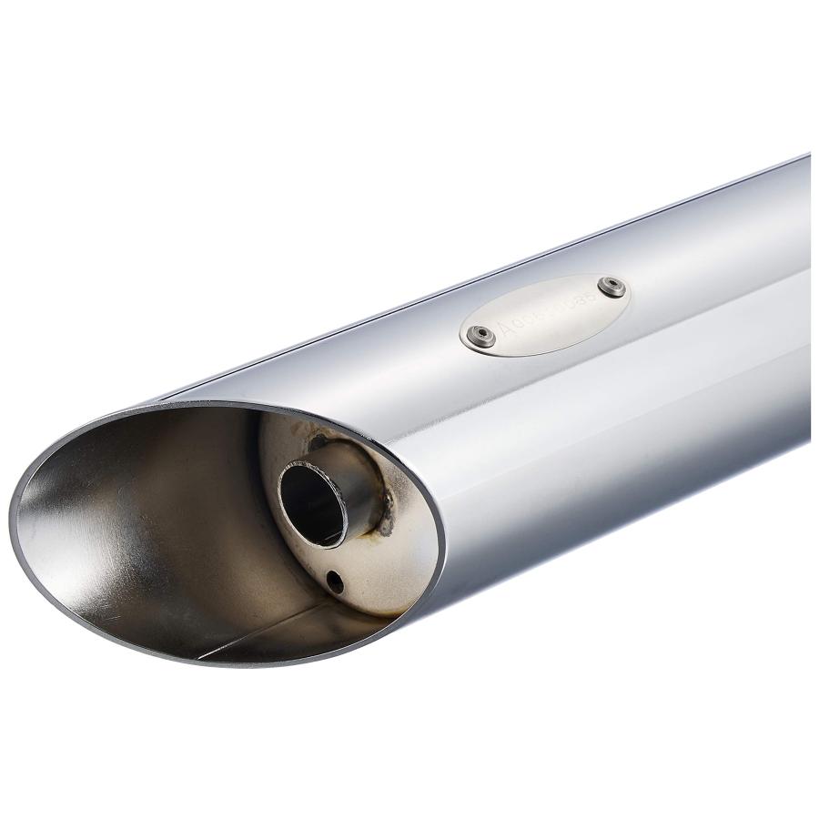 キタコ (KITACO) スラッシュカットマフラー ジャズ スチール製クロームメッキ仕上げ 103-54-1080-20 : 20240619095014-02228 ...