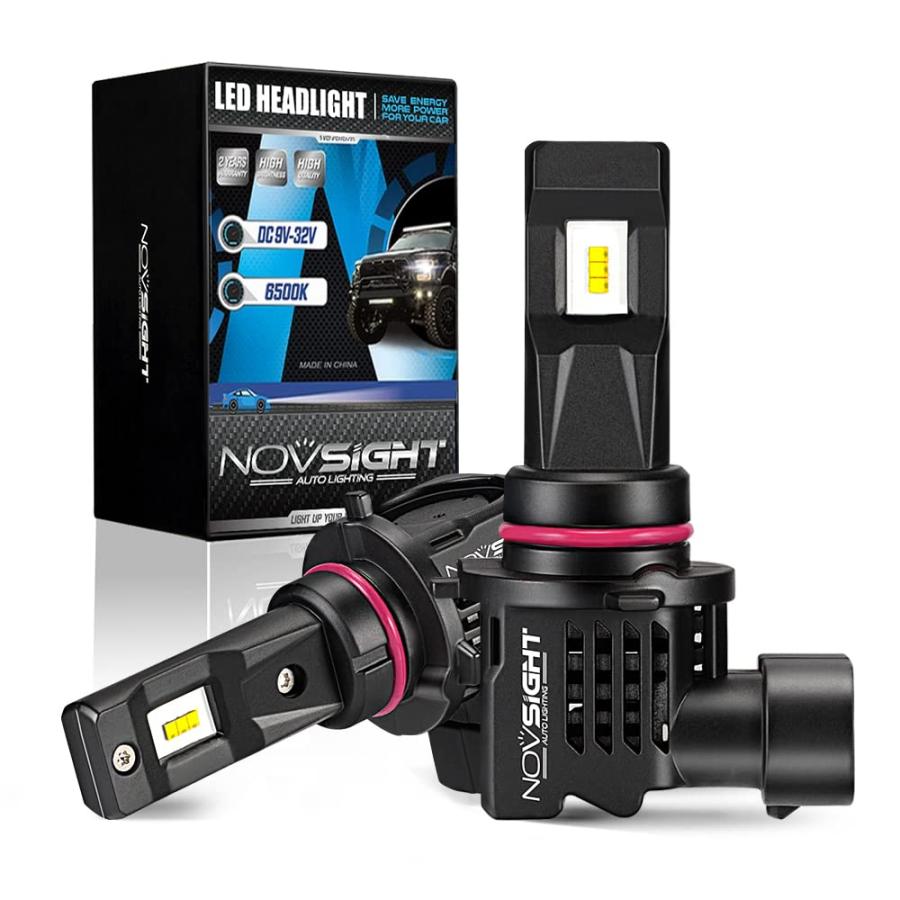 NOVSIGHT LEDヘッドライト CSPチップ搭載 新基準車検対応 H4 H11 hb3 hb4 (9005 ...