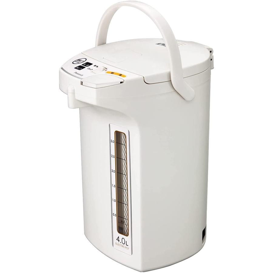 使いやすさを追求 大容量4L ピーコック 電気ポット 4リットル WEB限定モデル ホワイト WMJ-40 WA/安心機能 お手入れ簡単 保 : utilityfactory雑貨ショップ ...