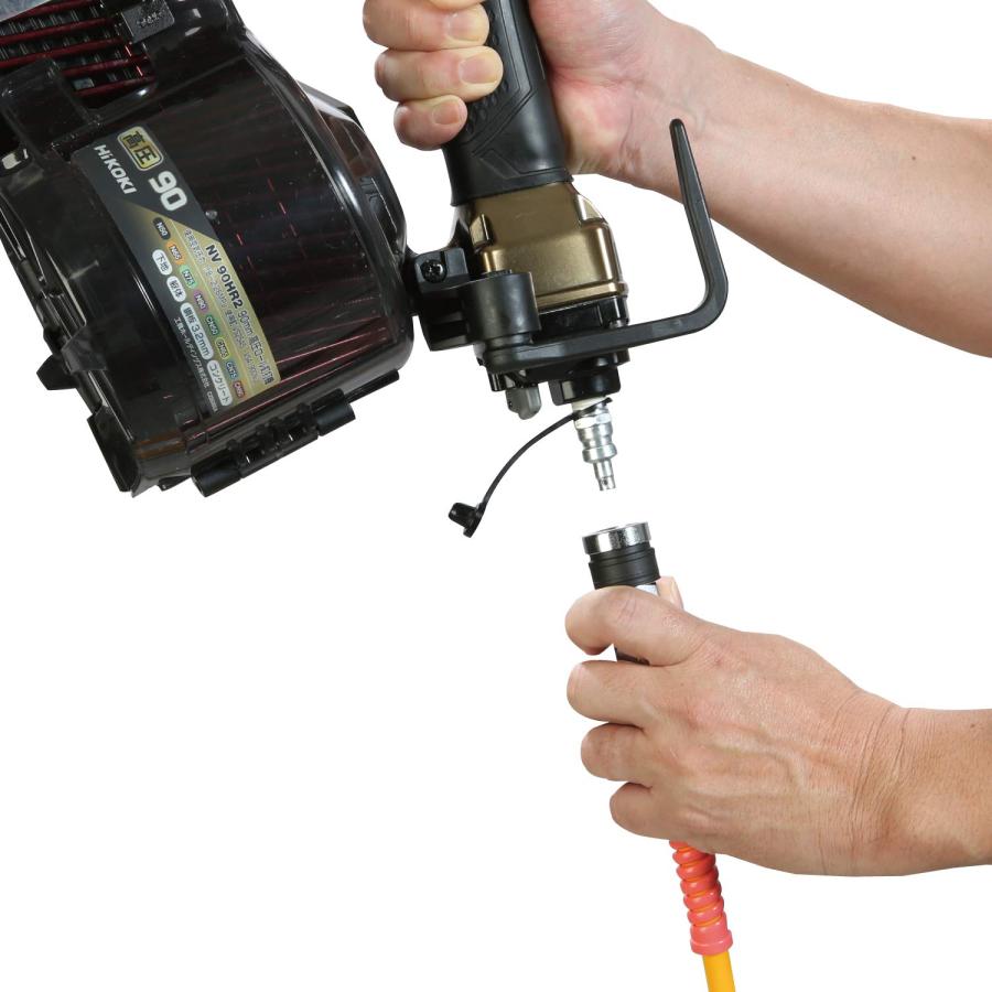 HiKOKI(ハイコーキ) 高圧エアホース(ロックキャップソケット) 15m 普及タイプ 内径6mm パージプラグ付 0088-7049 :20240709133427-01628 ...