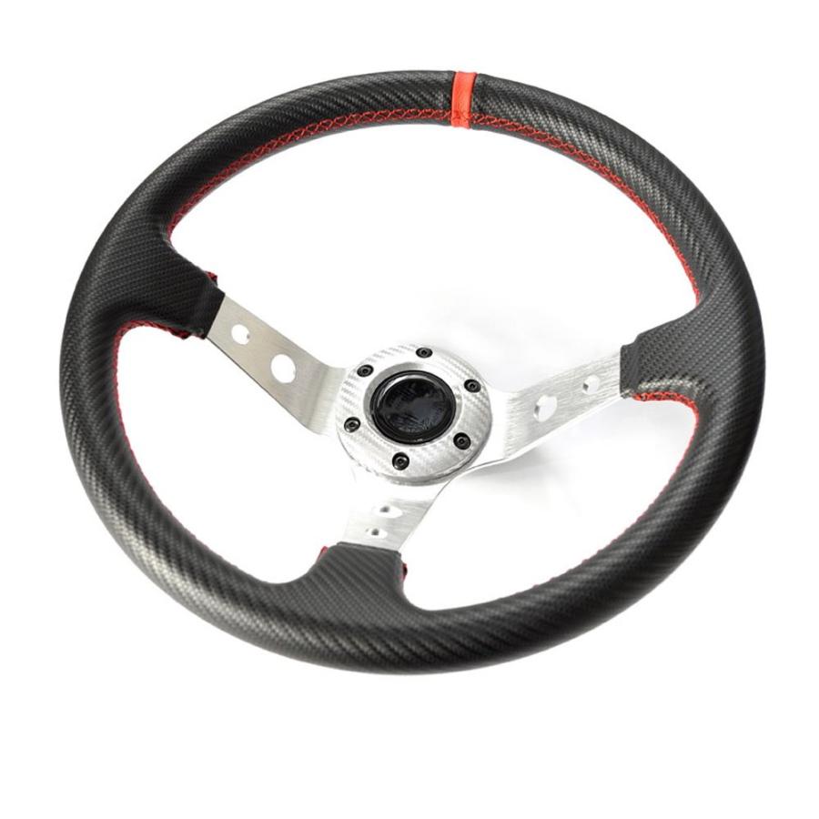 ディープコーン ステアリング ドリフトハンドル 35Φ シルバー 2335 : utilityfactory雑貨ショップ - 通販 - Yahoo!ショッピング