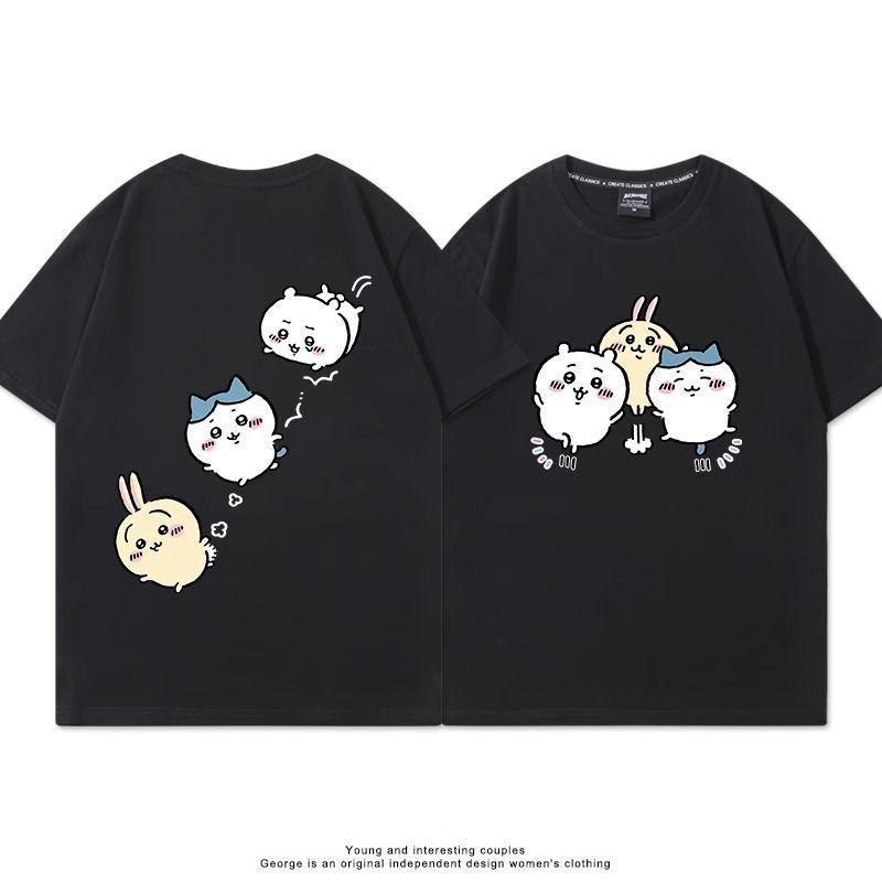 ちいかわ ハチワレ うさぎ tシャツ 半袖 萌えグッズ 薄手 春夏秋用 綿 暖かい カワイイ 小物 フワフワ プレゼント クリスマス : ユー ...