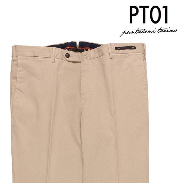 【Winter Sale 〜1/19】 PT01（ピーティー ゼロウーノ） コットンパンツ TT02 218 ベージュ 54 【A22471 ...