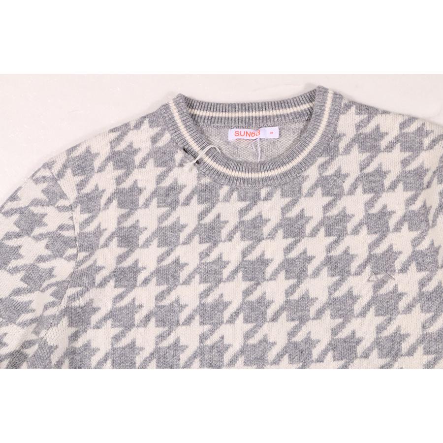 SUN68（サンシックスティーエイト） 丸首セーター K42138 グレー S 30131 【W30131】 : Utsubo Stock ...
