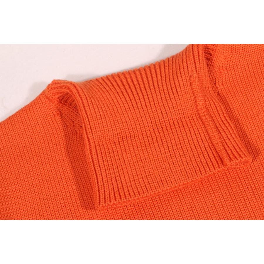 roberto collina（ロベルトコリーナ） タートルネックセーター RM02003 オレンジ 52 31475 【W31476 ...
