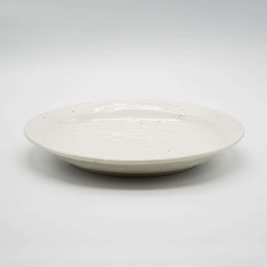 美濃焼 雪粉引 6.0寸皿 和食器 おしゃれ モダン シンプル : 食器 高橋硝子 富山 - 通販 - Yahoo!ショッピング