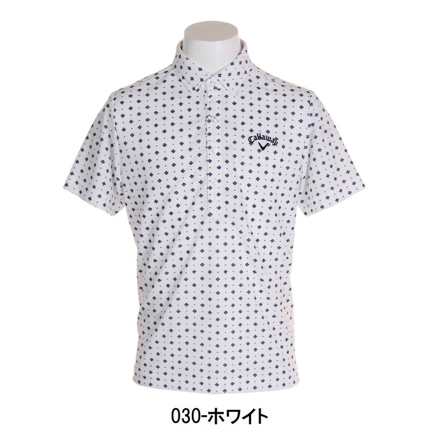 Callaway 送料無料 キャロウェイ 【Callaway】 メンズ ドットプリント 半袖 シャツ 241-9257501 LL ホワイト 【2666】 : MATA打太郎ゴルフ ヤフー ...