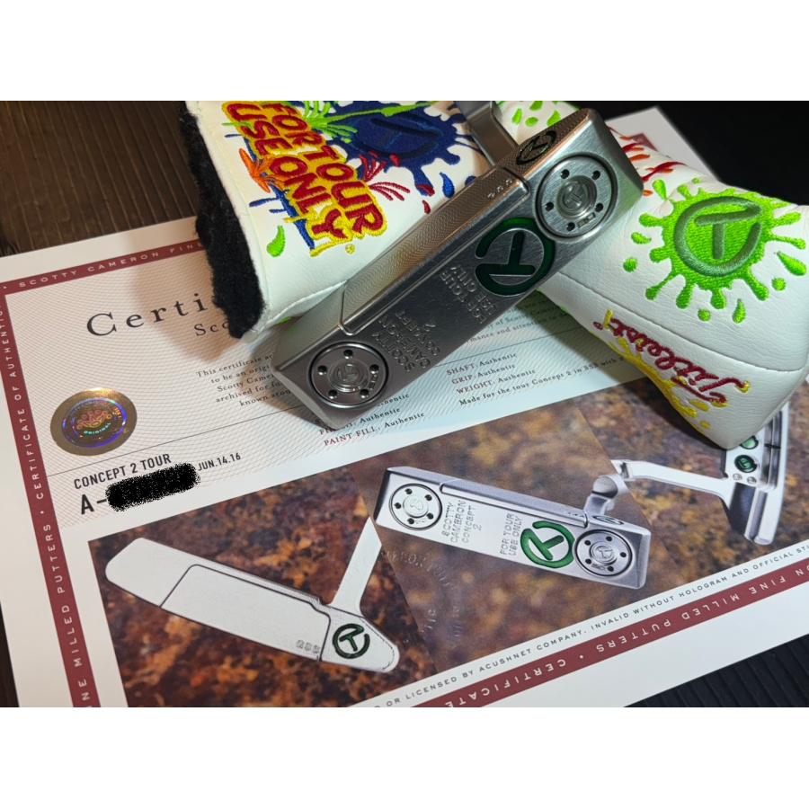 SCOTTY CAMERON 期間限定値下げ Tour Concept 2 in SSS サークルT GSS inlay 34インチ COA ...