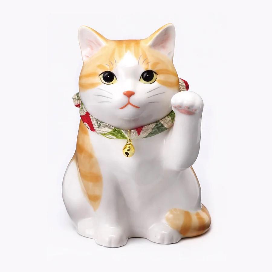 うちの招き猫・とら H14.5cm : 器屋一信ヤフー店 - 通販 - Yahoo!ショッピング