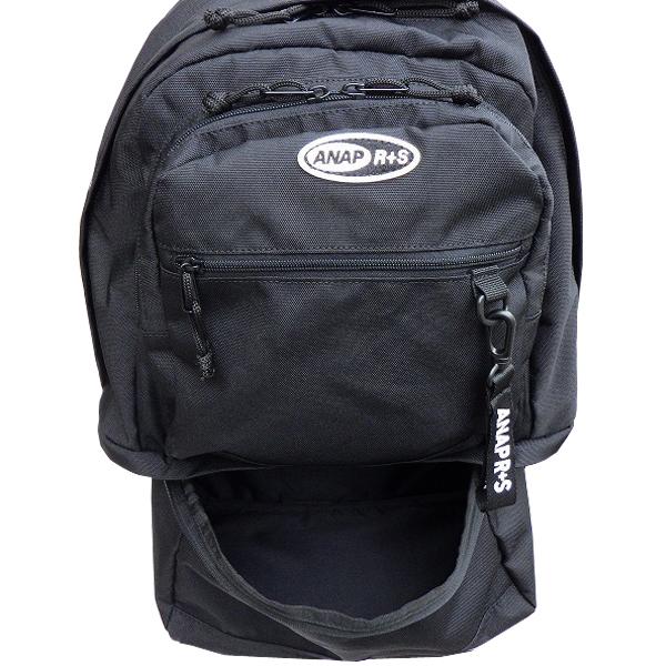 ANAP R+S アナップ 2ルーム 上下2層式 Dパック デイパック リュックサック カレッジロゴ 30リットル AP-001 通学バッグ スクールバッグ レディース 女の子 : バッグ ...