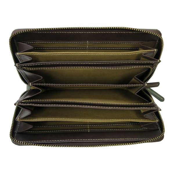 Ain Soph AIN SOPH アインソフ 牛革 型押し 長財布(ラウンドファスナー) DA1298-HP : バッグショップさかもと - 通販 - Yahoo!ショッピング