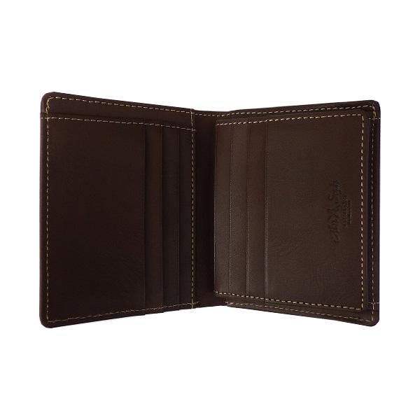 Ain Soph（アインソフ） 藍染牛革 二つ折り財布 コンパクト財布 DA1548-BLA 草木染 : バッグショップさかもと - 通販 ...