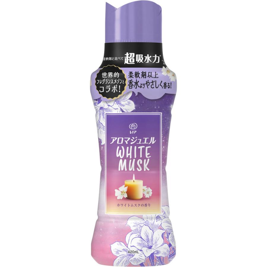 レノア アロマジュエル ホワイトムスクの香り 本体 420mL/洗濯 ビーズ : Vドラッグ2号店 - 通販 - Yahoo!ショッピング