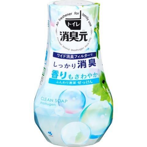 小林製薬 トイレの消臭元 ふんわり清潔せっけん 400mL/消臭元 消臭剤 トイレ用 : Vドラッグヤフー店 - 通販 - Yahoo!ショッピング