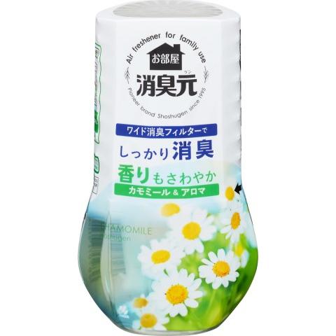 小林製薬 寝室の消臭元 カモミール&アロマ 400ml/消臭元 芳香剤 部屋用 : Vドラッグヤフー店 - 通販 - Yahoo!ショッピング